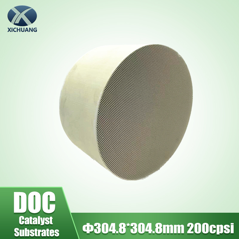XICHUANG Catalyst Substrates Φ304.8*304.8mm 200cpsi DOC (Diesel ...