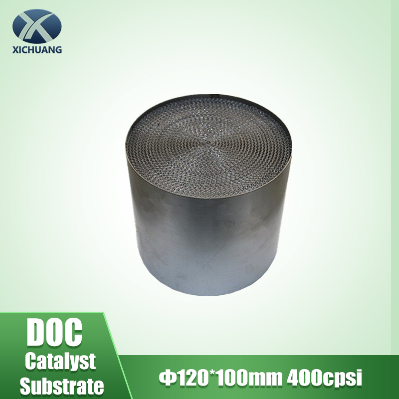 Catalyst Substrate Metal DOC POC Φ120×100mm 400cpsi - Xichuang DPF ...